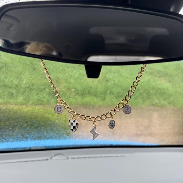 Custom Car Rear View Mirror Charm, Custom Car Accessories, Choose Your ...