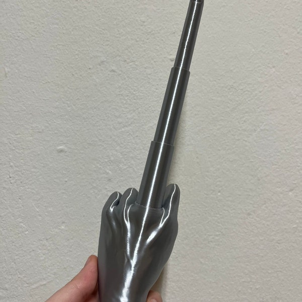 3D Printed Middle Finger, Extendable Middle Finger, Collapsing 3d ...
