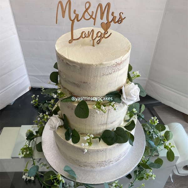 Personalised Cake Topper Multicoloured Acrylic Happy Birthday Wedding ...