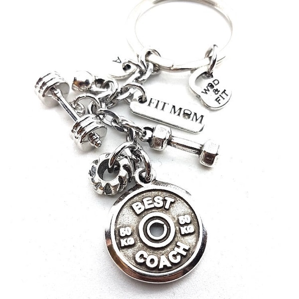 BEST COACH Keychain · Gym Gifts · Name Gift · Gym Motivation · Coach ...