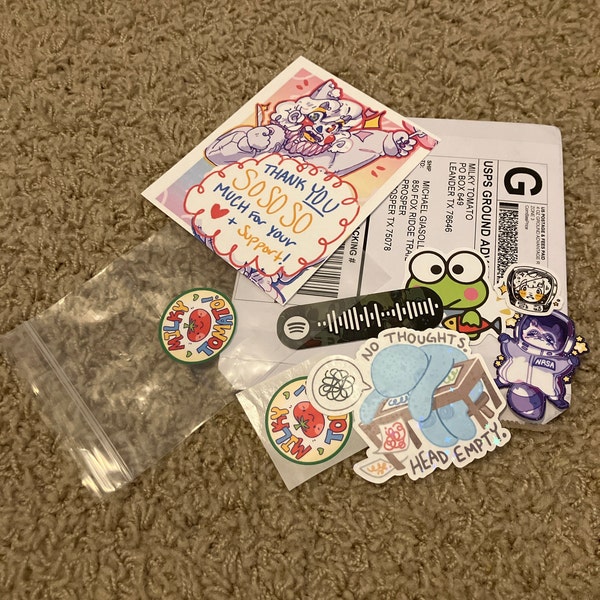 Sparkly Art Block Waterproof Stickers! - Etsy