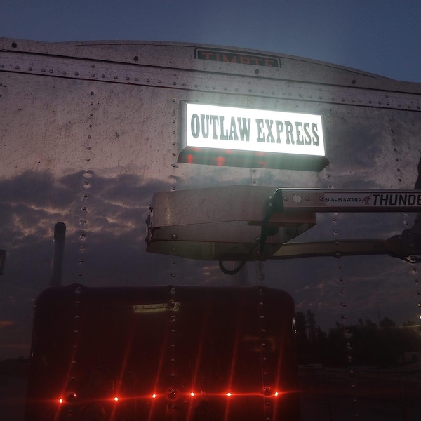 Custom Stock Trailer Sign LED - Etsy