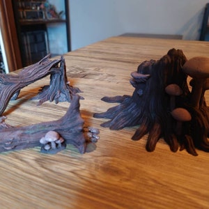Fallen Trees RPG Terrain Dnd Miniature dungeons and Dragons, Pathfinder ...