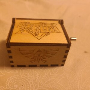 Zelda Music Box Theme Music Chest Wooden Engraved Handmade Vintage Gift Custom Engraved - Etsy