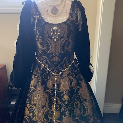 Medieval Chain Belt, Ring Belt, Brass Chain Belt, Renaissance Girdle ...