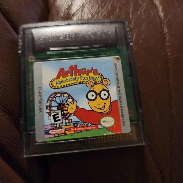 Arthur's Absolutely Fun Day (nintendo Game Boy Color, 2000) Gameboy ...
