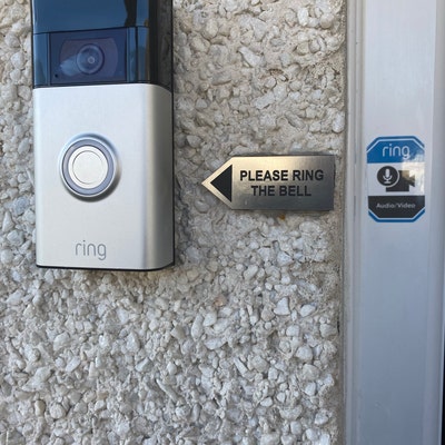 2 X 1 Please Ring the Bell Door Sign 21 Colours - Etsy