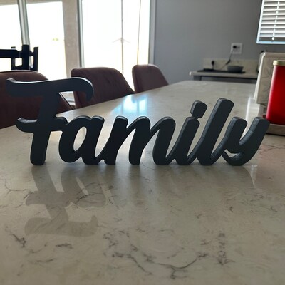 Self Standing Custom Signs Tabletop Wood Sign Home Decor Letters 4 to 8 ...