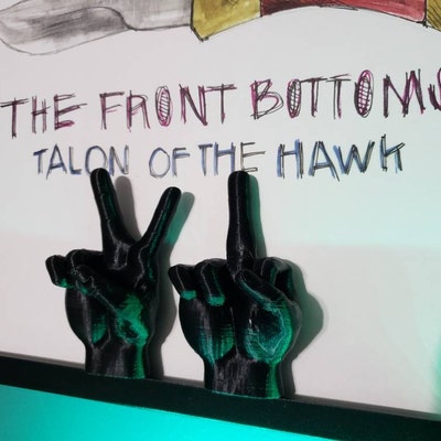 Peace Sign Mini Hand Statue - Etsy