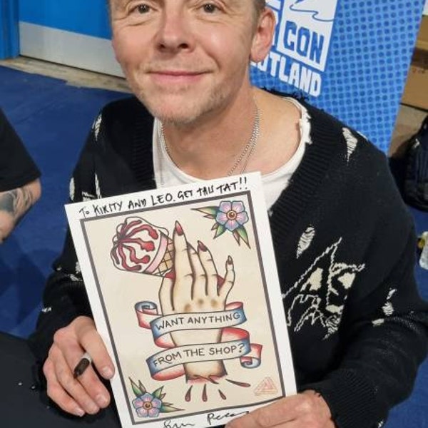 Nanalan “monster” Inspired Tattoo Flash Style High Quality A4 Print - Etsy