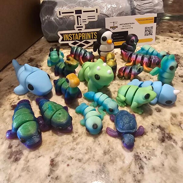 Tiny Penguin / Fidget Toy / 3D Printed - Etsy