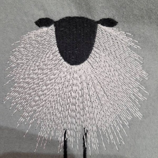 Primitive Sheep Machine Embroidery Design Pattern Three Sizes Included ...