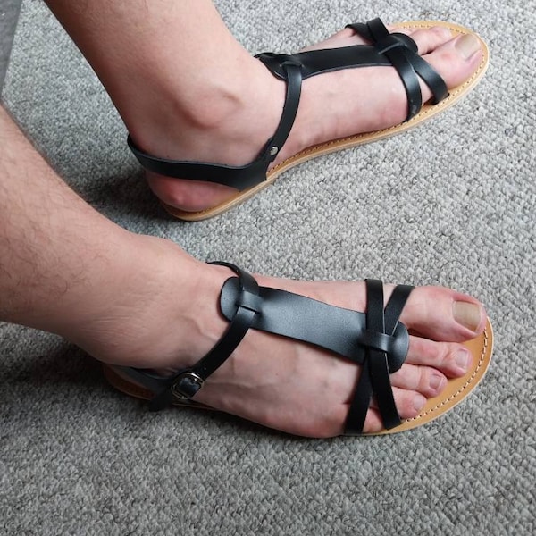Roman Sandals, Brown T Bar Men Sandals, Spartan Sandals, Thongs Sandals ...