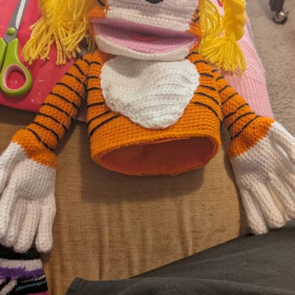 CROCHET PATTERN: Dr. Piper M.D. Hand Puppet / Amigurumi / Educational ...