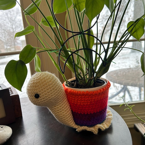 Crochet Snail Planter PDF Pattern - Etsy