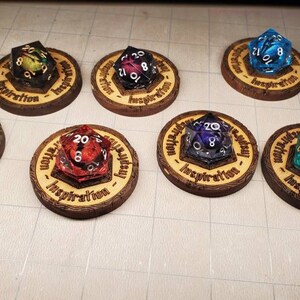 Portent Tracker // for Divination Wizards in D&D 5e // Layers of Solid ...