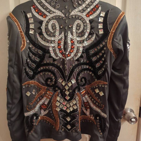 NEW Western Competition Horse Riding Show Wear Shirt Blouse Jacket ...