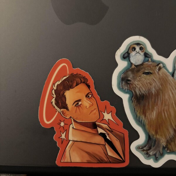 Castiel Original Matte Finish Vinyl Sticker, Durable Waterproof 3 ...