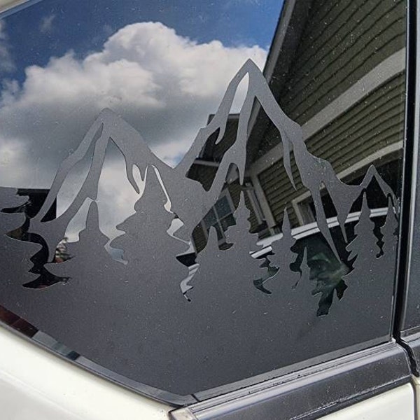 Fits 2018-2023 Subaru Crosstrek Rear Side Window Mountain Tree Outdoor ...