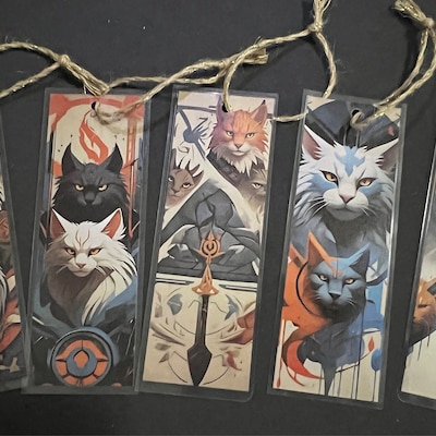 Warrior Cats Bookmarks Printable Digital Download for Cat Lovers - Etsy