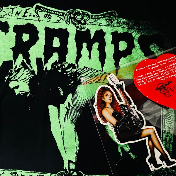 The Cramps Poison Ivy Transparent Sticker - Etsy