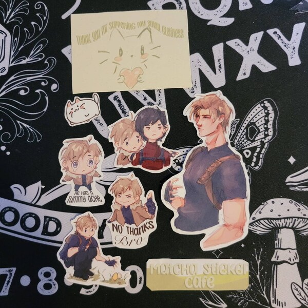 Resident Evil 4 Leon Kennedy Sticker Pack - Etsy
