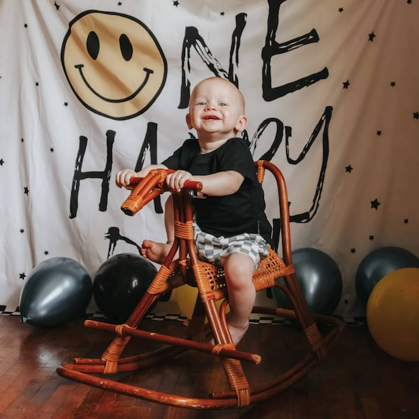 Locally Grown Backdrop | Hand Drawn Farmer's Market Baby Shower Fabric ...