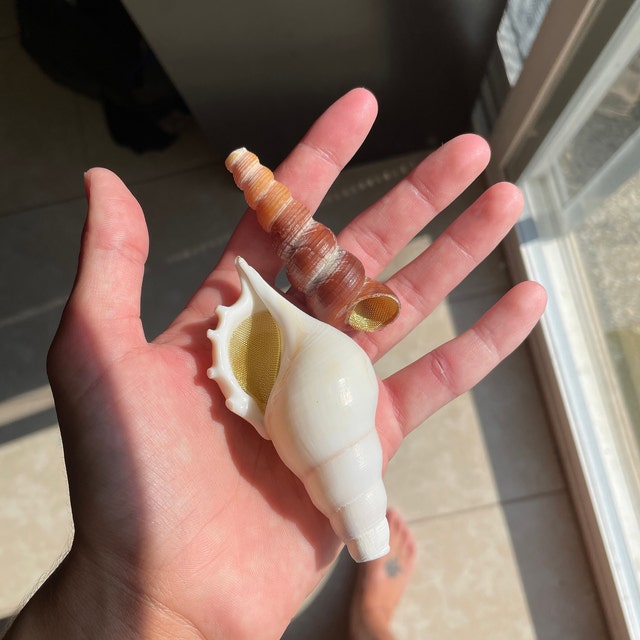 Naturally Crafted Seashell Pipes by ShellPipe on Etsy