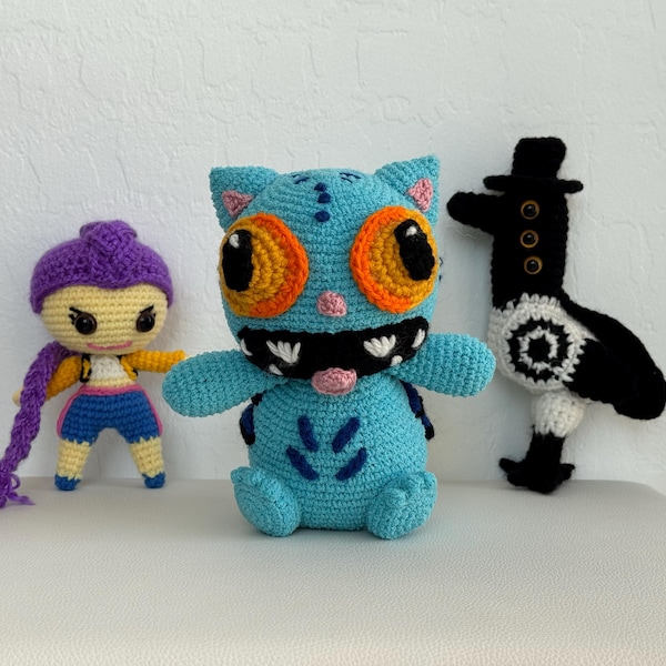 Derpy Tiger Amigurumi Crochet Pattern | KPOP Demon Hunter Inspired ...
