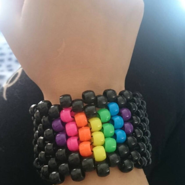 Create Your Own Kandi Cuff, Choose Colors and Patterns, Custom Kandi ...