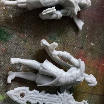 Female Necromancer Miniature Twin Goddess Miniatures - Etsy