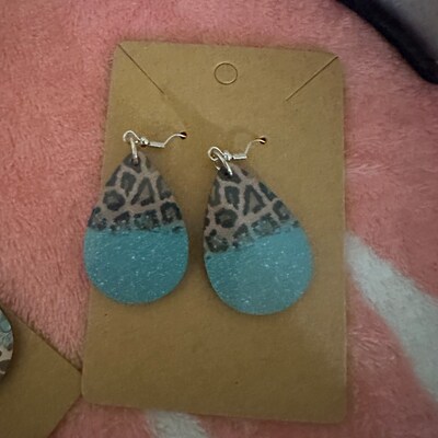Western Teardrop Earrings PNG Sublimation Western Earring BUNDLE of 90 ...