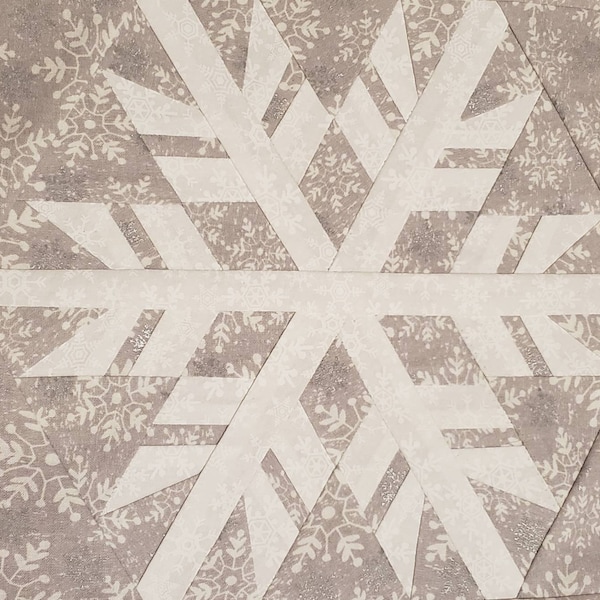 Snowflake Sampler Set 2/ Quilt Block Patterns/ Foundation Paper Piecing ...