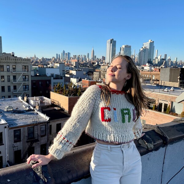 CIAO SWEATER | Beginner Friendly | Knitting Pattern - Etsy