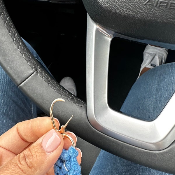 Macrame Key Chain Boho Custom Name Bridal Shower Gift & Guest Favors Name Tag Bridesmaids ...