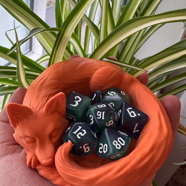Fox Dice Guardian Tray | Includes Free Single Dice Holder - Etsy