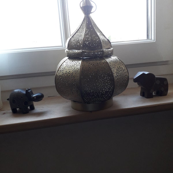 Oriental Lantern Anida Gold Height 30 Cm Boho Lantern Standing ...