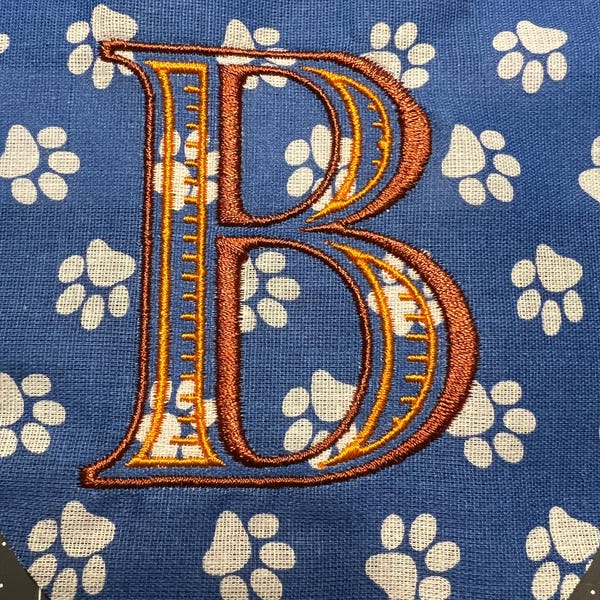 1 Inch Carsyn Bevel Two Tone Modern Type Embroidery Font Herrington ...