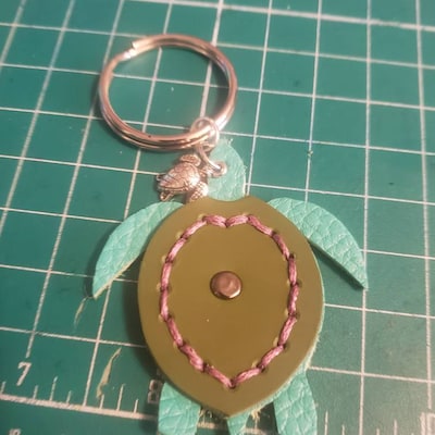 Turtle Charm DIY Leather Pattern PDF - Etsy