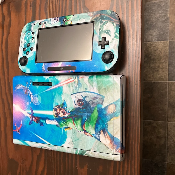 Skin Decal WRAP for Nintendo Wii U - Custom Made With High Quality - Etsy