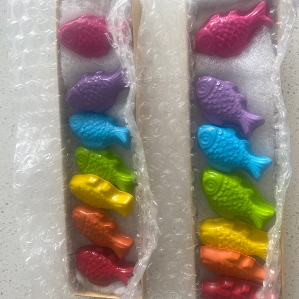 Fish Crayons - Fish Party Favors - Kids Gifts - Gifts for Kids - Kids ...