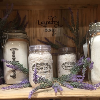 Laundry Soap Label Vinyl Decal Sticker Home Clothes Washer Sign SWASH ...