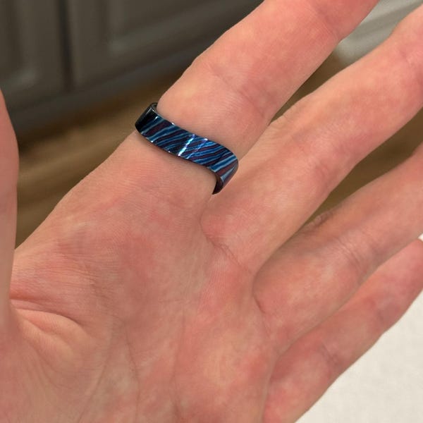 Super Conductor Acid Etched Ring | Deep Pattern | High End Ring ...