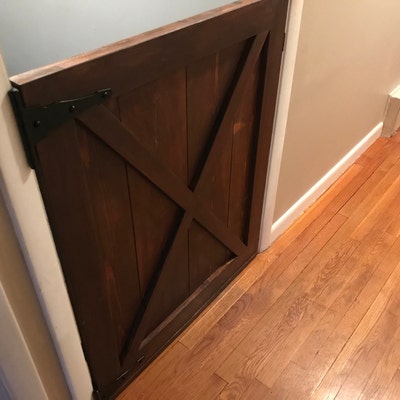 Custom Barn Door Baby Gate, White Painted Baby and Pet Gate - Etsy