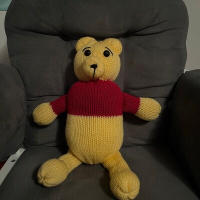 Teddy Bear Circular Knitting Machine Pdf Pattern Sentro Addi Express - Etsy