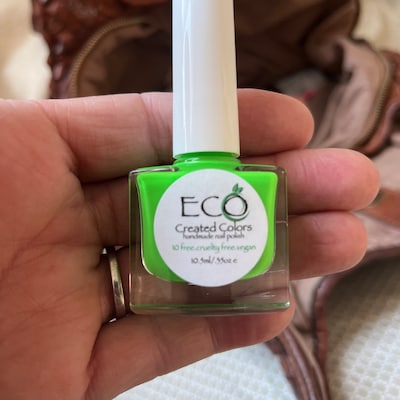 Matte Nail Polish in Neon Green - Etsy