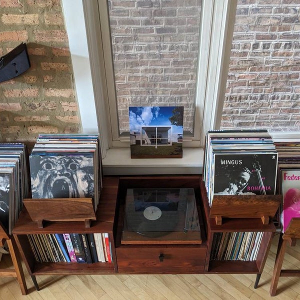 FLIP LP Stand, Record Stand With Forward Facing Vinyl Storage - Etsy