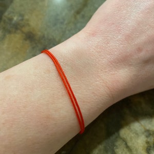 RED KABBALAH & a 14K Gold Filled Round Bead Bracelet | Etsy