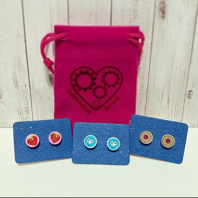 Little Ms Engineer Vinyl Sticker. Steminist Holographic Decal Women and ...