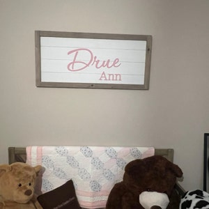 Personalized Nursery Decory Boy, 3D Wooden Name Sign, Crib Wall Name ...